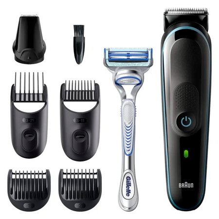 Trimmer Braun MGK3245, black/blue