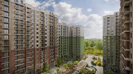 O`Z Zamin от Golden House 1 комнатная White Box в ипотеку без кадастра