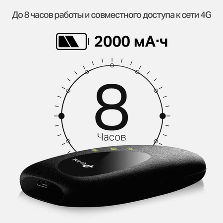 TP-Link M7200 V3 Беспровод.мобильный маршрутизатор 4G LTE,Wi-Fi роутер