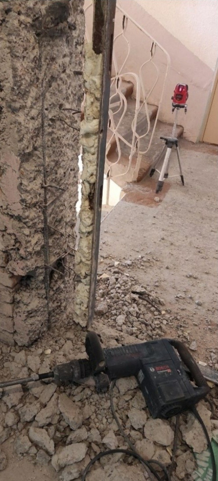 Beton buzish Toshkent boʻylab