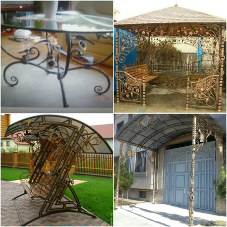 Кованные металлические изделия - Metall buyumlar ishlab chiqarish