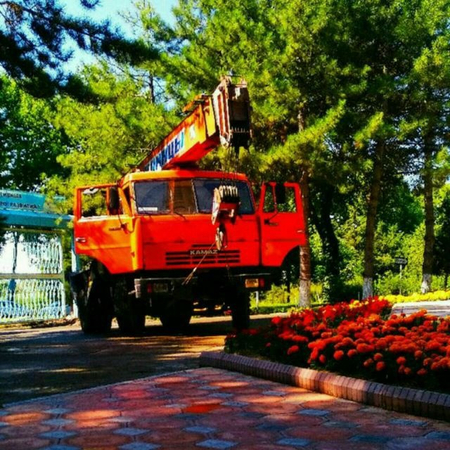 Автокран хизматии