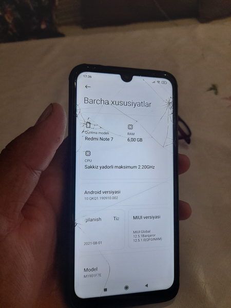 Redmi note 7 6ga 64gb