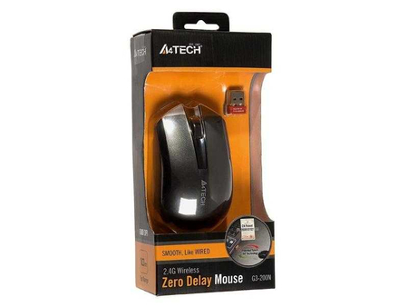 Мышка  WL A4tech G3 200N, черный    (NT1002)