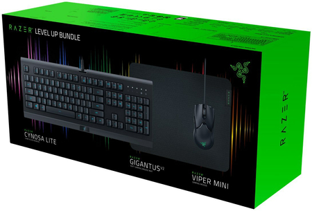 СКИДКА! (3в1)Набор Razer мышка Viper mini+клавиатура Cynosa Lite+коври