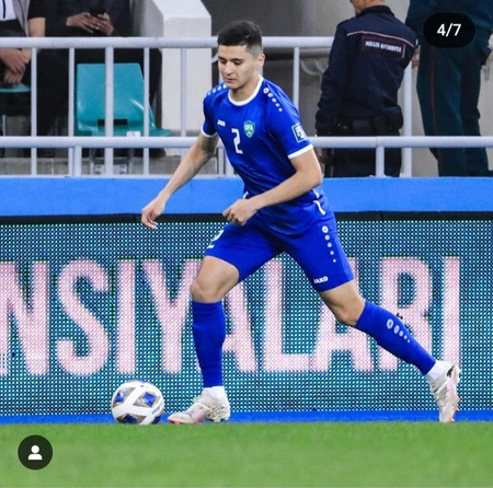 Futbolka Orginal UFA ABDUQODIR HUSANOV Uzb vs Gong kong oyinidan