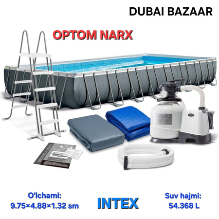 Intex basseyn 9.75×4.88×1.32 sm