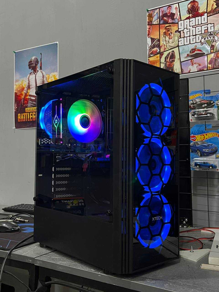 Игровой Компьютер! Core I3 12200F / RX580 8GB / DDR4 16GB /SSD 512