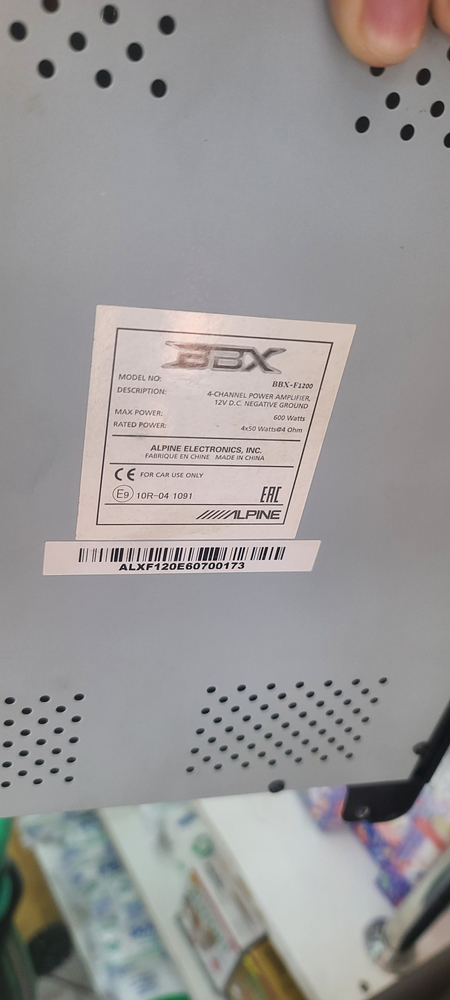 Useltr Ilpine Alpaine Useleteli 4 kanlaek 1200w