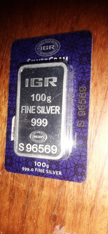 Серебро в слитки 50 и 100 гр с документами
