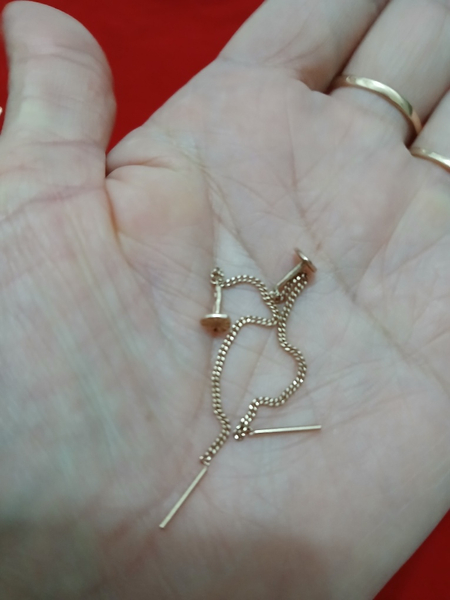 Серьги с сердечками