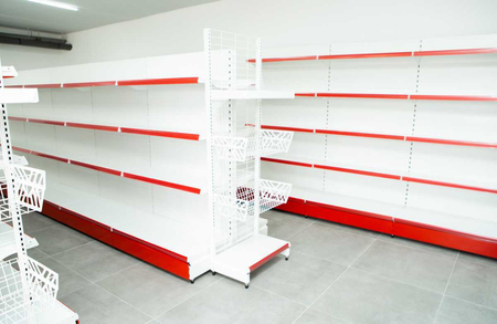 Продается металлический стеллаж для магазина savdo stelaj