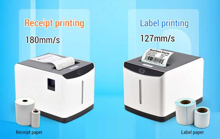 Xprinter для печати наклейки штрих и бар кодов и чеков модель xp q371u
