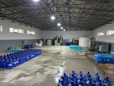 Линии розлива воды (морс линияси, газли ва газсиз сув линияси)