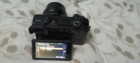 Sony a 6400 sotila 4k