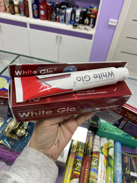 White Glo! отбеливающая зубная паста! Австралия