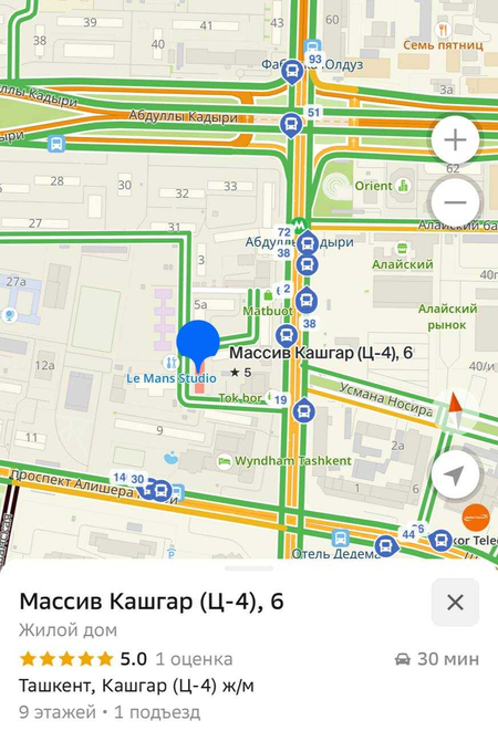 Сдается в аренду 3 ком. 80 кв.м, рем-м в стиле hi-tech на Ц-4 Алайский