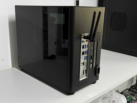 Мощный компьютер Mini itx I5 12400/ Rx 6800 16gb / DDR4 32gb