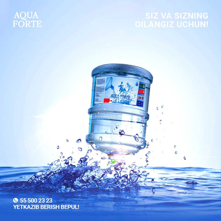 AQUA FORTE - Зам-зам суви билан бойитилган ичимлик суви