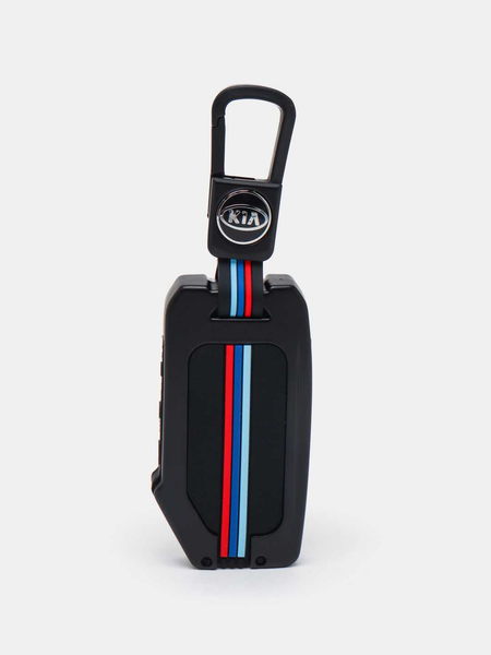 Чехол для автомобильного ключа защитный KIA K5 + KIA Seltos черный