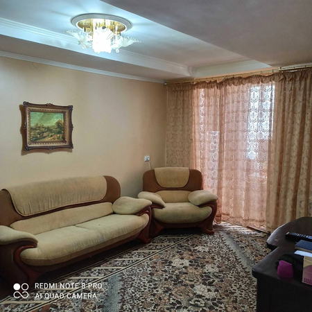 Мукимий  2в3/2/4 Кирпич Балкон1,5х6м² Общ пл56м² +Мебель+Техники