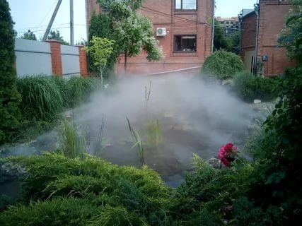 Система туманооброзования в ландшафтном дизайне.
