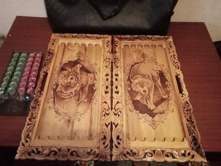 Игровая нарда ручные изделия