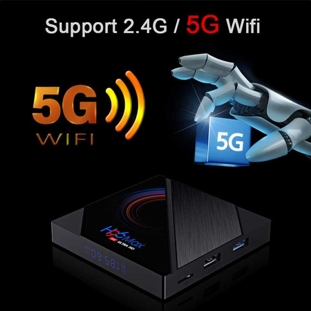 Android box H96 Max, Android 10,0, 4 + 32/ Приставка