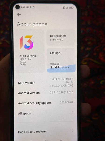 Redmi note 9  Для продажи