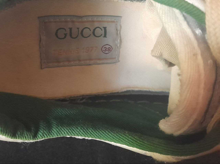 Gucci Tennis 1977 низкие сникерсы / кеды 38 р / Made in Italy