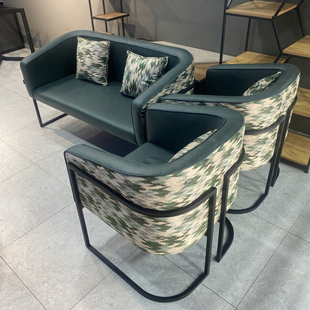 Диван и кресло в стиле лофт. Диван для офиса. Ofis uchun loft divan