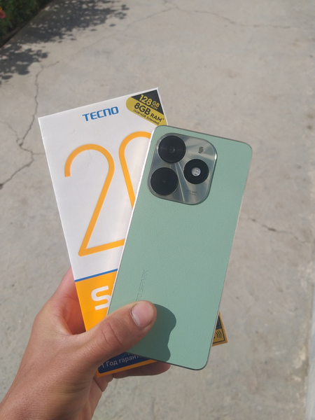 Tecno Spark 20c kafolati bilan