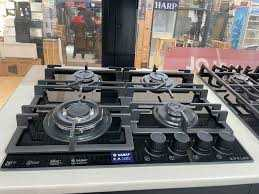Варочная панель Moonx GH6408B Стекло 4 газ