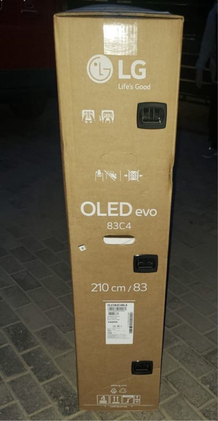 Продаю новый LG OLED83C4RLA 120Гц 2024год! Гарантия, доставка!