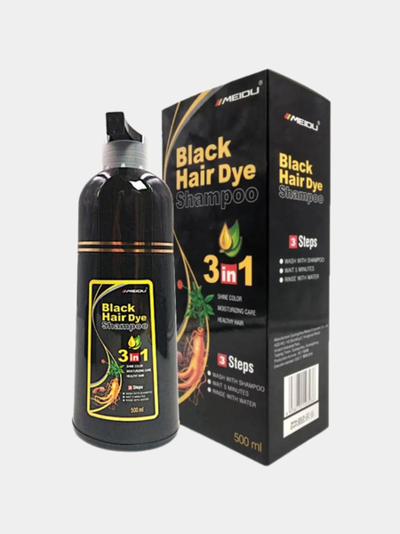 Black hair shampoo - sochlarni qoraytirish uchun maxsus shampoo