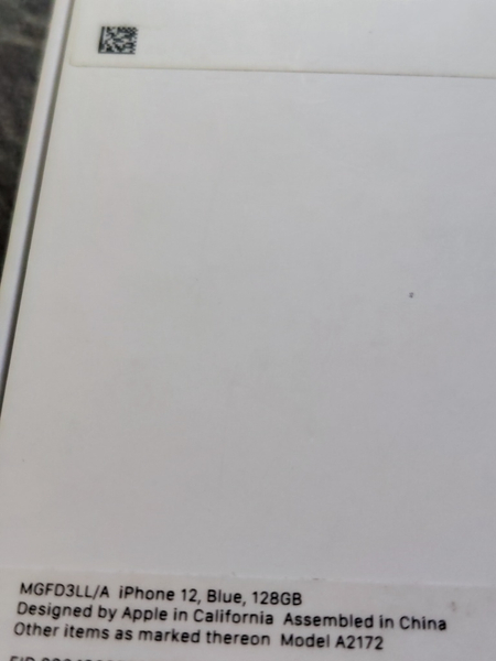 Продается iPhone 12 Blue 128gb