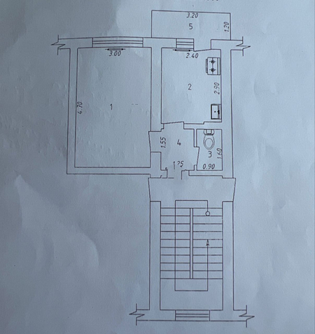 Продаётся квартира Массив Ялангач. 1/3/5. 28м²