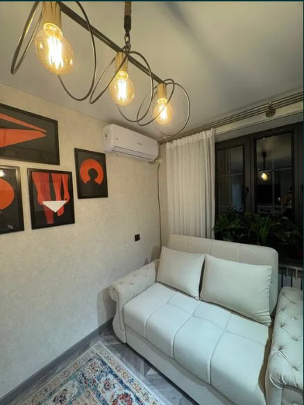 Космонавт 1в2/3/4 Кирпичный Балкон1*3м² Общ пл 27м² +Мебель +Техника