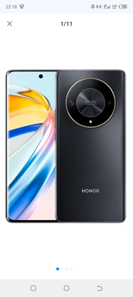 HONOR X9B 5G 8/256GB qora rang