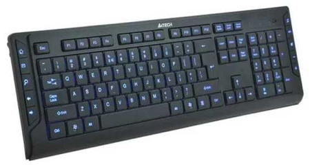 Клавиатура USB с подсветкой A4Tech KD-600L Black Light   (NT4275)