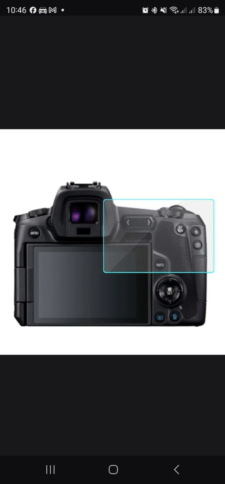 Защитное стекло для CANON R, RP, 850D