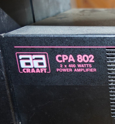Usilitel AA CRAFT CPA-802   2x400 watt