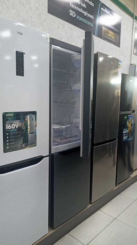 Холодильник ARTEL HD430RWENE INVERTER Green Gray