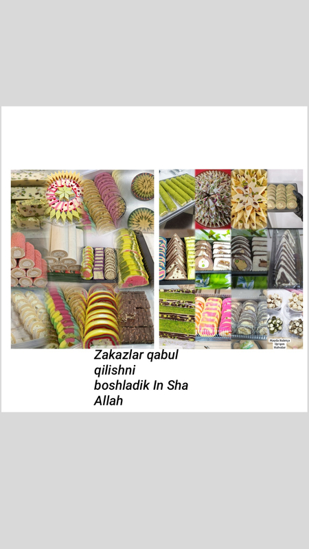 Qoʻqon Halva Holva Turlarini Urgatamiz kelishgan holda