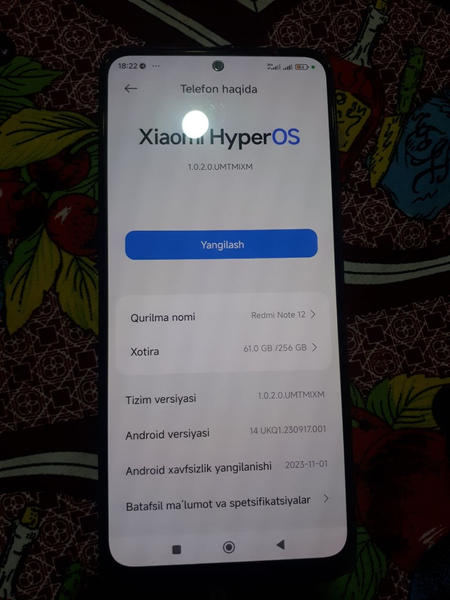 Redmi not 12 256gb