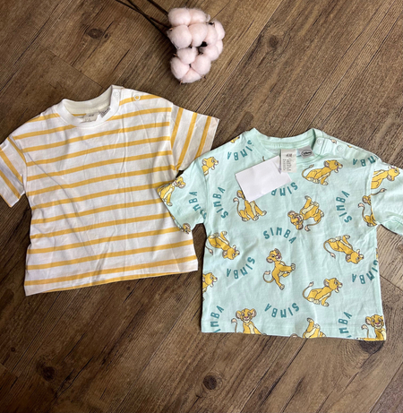Футболки для детей  H&M Disney 4-6 месяцев