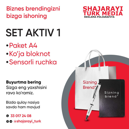 Biznes egalari uchun ajoyib set aktivlar