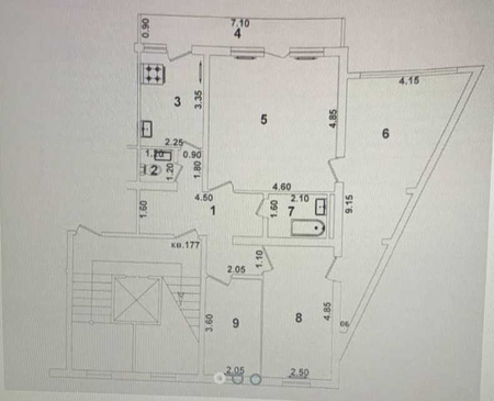 (К129078) Продается 4-х комнатная квартира в Алмазарском районе.