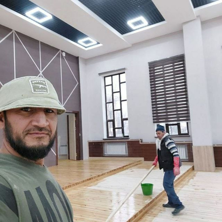 Пол паркет шлифовка