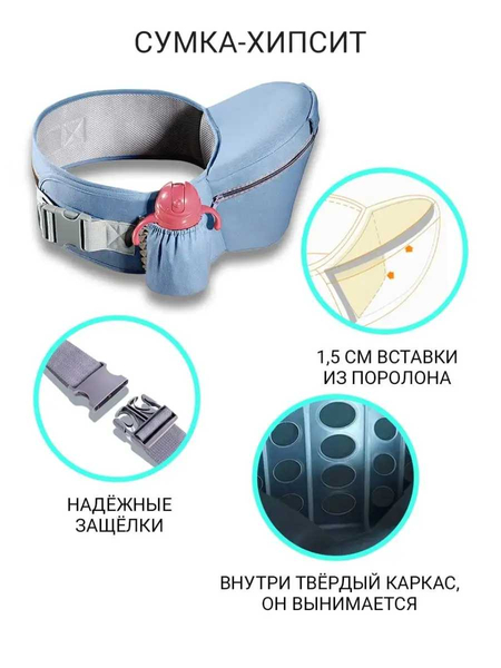 Рюкзак-кенгуру-люлька для новорожденных.